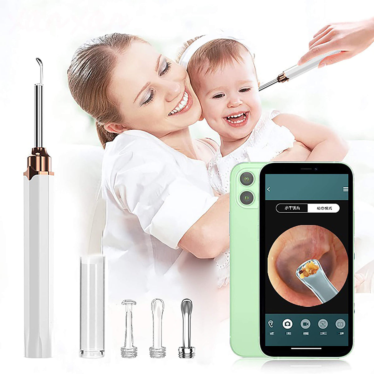 Smart WIFI Visual Ear Cleaner and Ear Wax Removal with HD Camera – Lukirch®